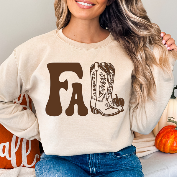 Fall Cowboy Boots Shirt: Fall Apparel & Accessories – LuLu Grace